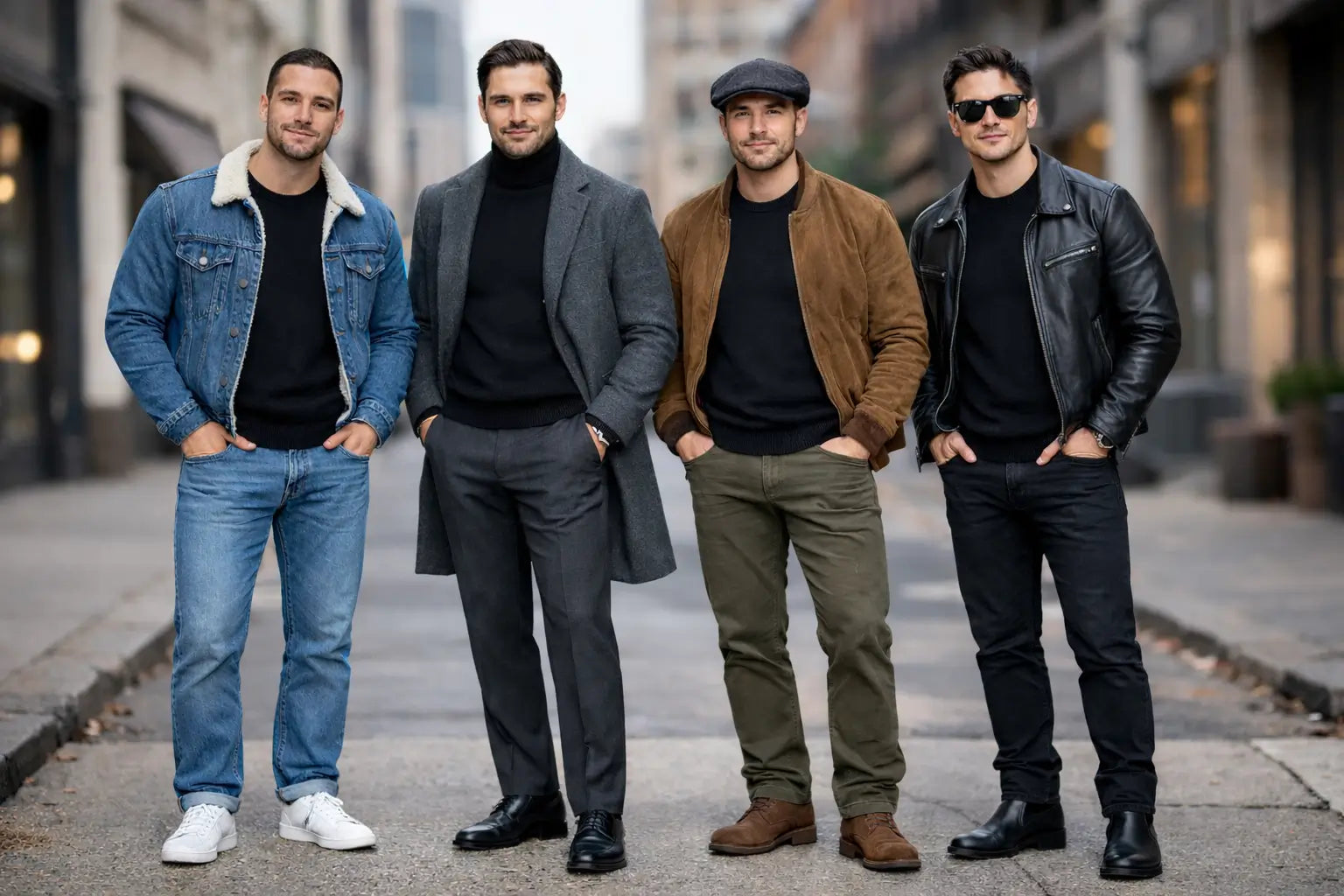 Black Sweater Outfits for Men: 20 Easy Looks + Shoes & Layering– xtclothes
