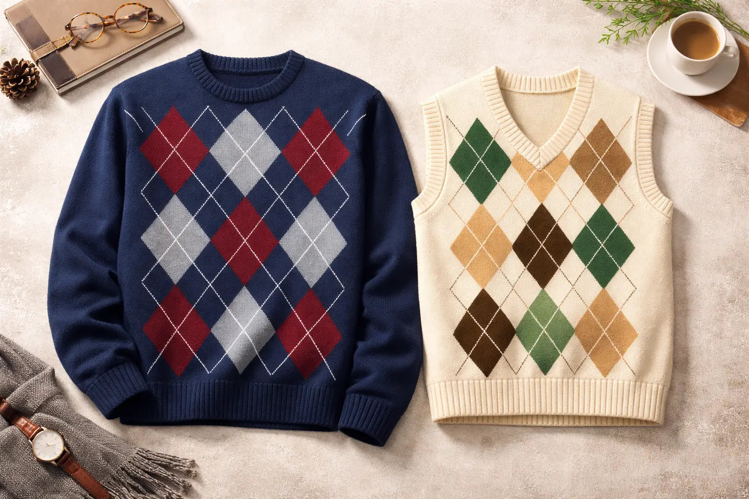 Diamond Pattern Sweater (Argyle): Meaning + Custom Spec Checklist ...
